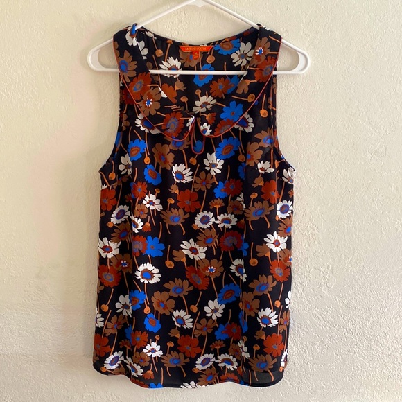 Modcloth | Tops | Modcloth Retro Print Tank Floral 7s | Poshmark